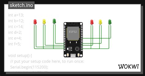 Wokwi Online ESP STM Arduino Simulator