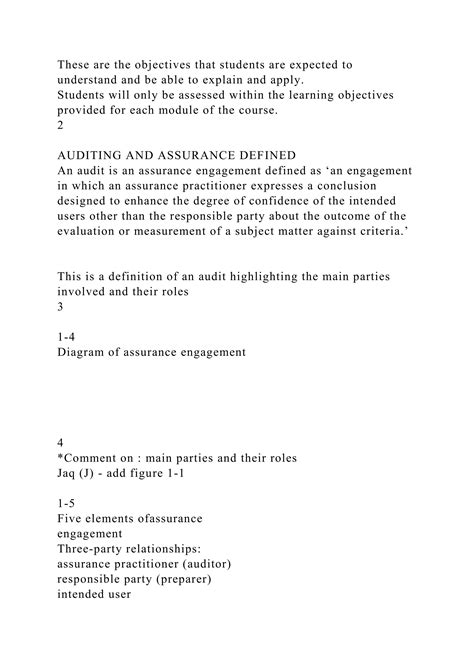 Session 1 Module 2introduction To Auditing Docx