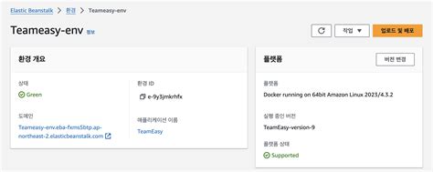 백엔드 배포 docker aws elastic beanstalk