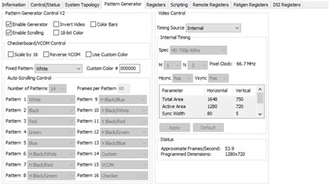 Ds90ub941as Q1 Issue In Configuring And Verifying Pattern Generation