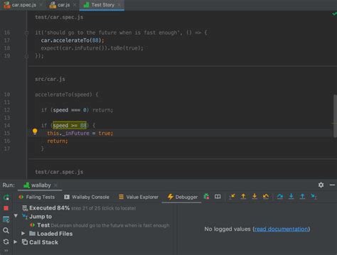 wallaby js introduction test story viewer