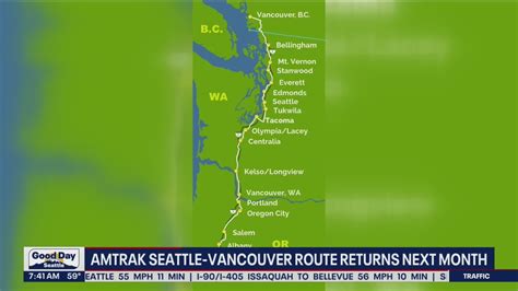 Amtrak Seattle Vancouver B C Route Returns Next Month FOX 13