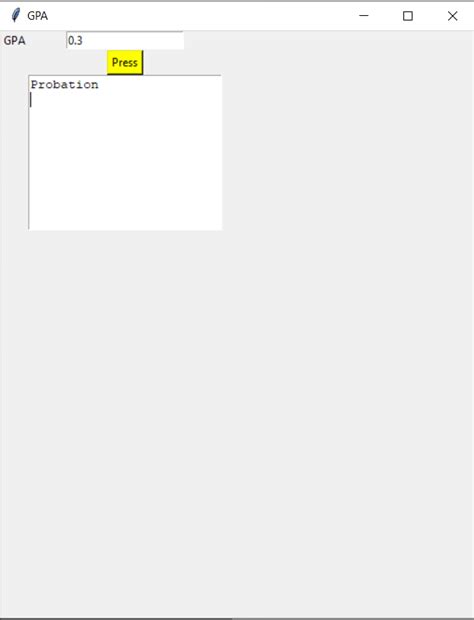 Solved Using Tkinter Show A Gui Interface Which Accepts Input Of A