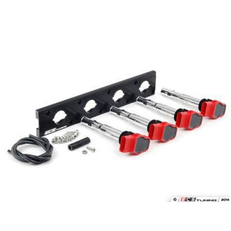 Ecs Tuning 2 0t Coil Pack Conversion Kit Anodised Black 1 8t Push In