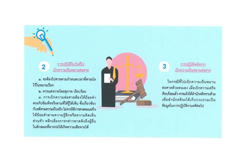 ข้อควรรู้เกี่ยวกับการดำเนินคดีในศาลอาญาคดีทุจริตและประพฤติมิชอบของ