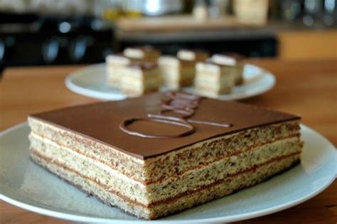 Opera Is Traditionally Composed Of Layers Of Biscuit Joconde An Almond
