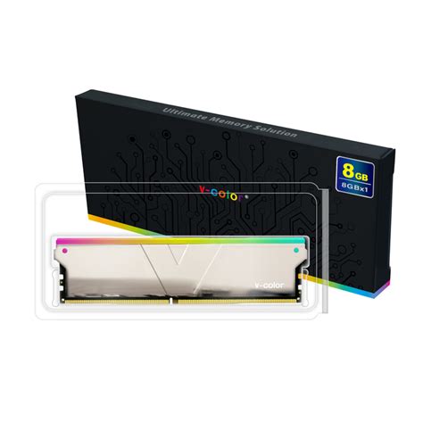 Ram V Color Skywalker Plus 1x8 3600 RGB Silver DDR4 GEARVN