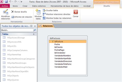 Concepto De Bases De Datos Relacionales Access Excel Vba Y Más