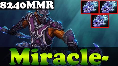Dota Patch Miracle MMR Plays Anti Mage With Moon Shard Full Ranked