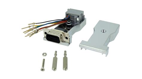 12037524 Roline D Sub Adapter RJ45 Buchse D Sub Stecker 9 Polig