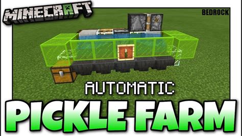 Minecraft AUTOMATIC SEA PICKLE FARM Redstone Tutorial MCPE Xbox