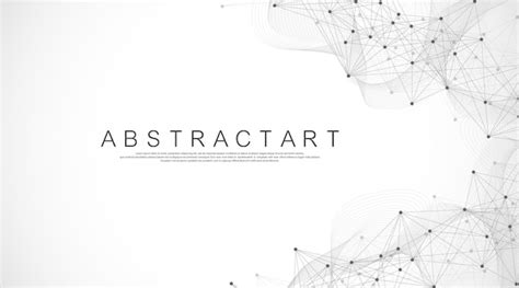 Premium Vector Technology Abstract Lines And Dots Connection Background Connection Digital