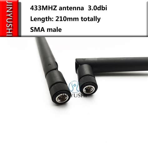 wifi lora antenne 433 mhz 433m rundstrålende 3 dbi sma hann lora lang