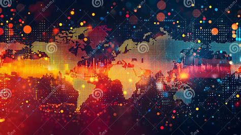 A Vibrant Visualization Of Global E Commerce Sales Trends Through Stock