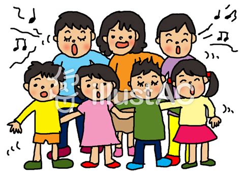合唱コンクールイラスト No 542209／無料イラストなら「イラストac」