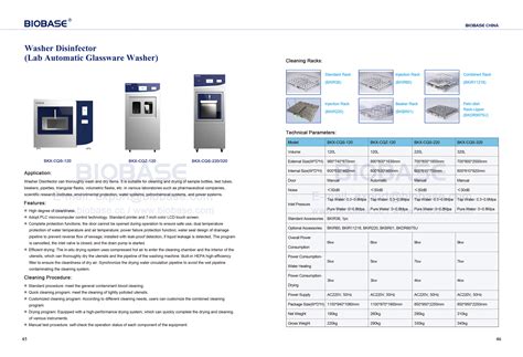 Washer Disinfector Lab Automatic Glassware Washer Buy Biobase