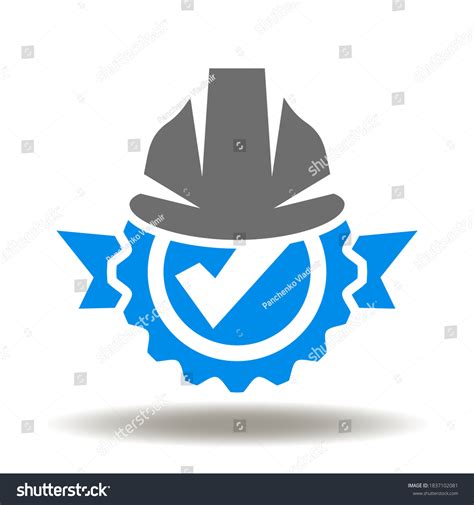 스탬프가 있는 하드 헬멧 및 표시 스톡 벡터로열티 프리 1837102081 Shutterstock