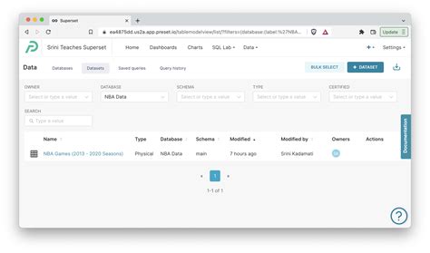 Visualize Data In Preset Cloud Without A Database Using Google Sheets Preset