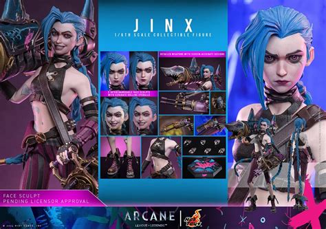 Hot Toys Revela Jinx De Arcane League Of Legends