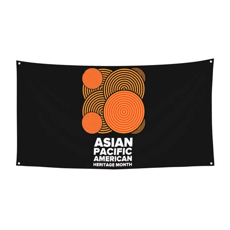 Asian American And Pacific Islander Heritage Month Banner Backdrop Flag