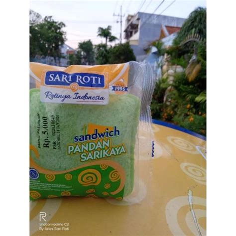 Jual Sari Roti Sandwich Pandan Sarikaya Di Seller Sariroti Online