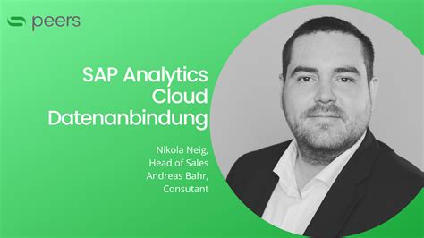 SAP Analytics Cloud Data Connection S Peers