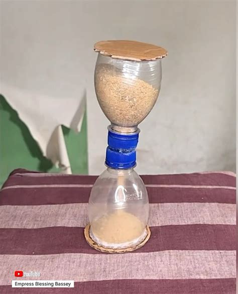 How To Make Hourglass ⌛️ Sand Clock With Plastic Bottles And Cardboard