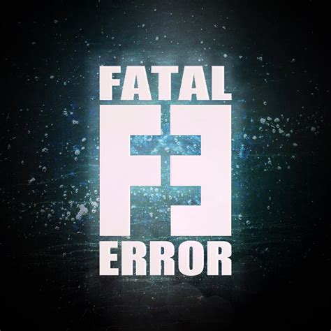 Fatal Error Dalszövegei Albumok Kotta Videó Zeneszöveghu Ahol A Dalszövegek Laknak