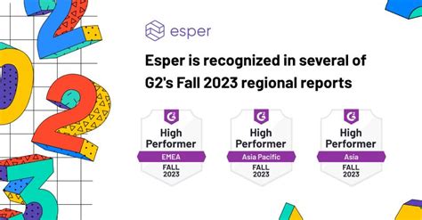 Esper On Linkedin Were So Excited To Announce That We Were Recognized In G2s Fall Reports …