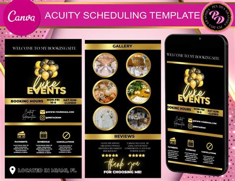 Acuity Schedule Template Diy Acuity Template Squarespace Template