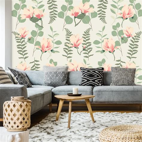 Botaniczna Fototapeta Z Kwiatami