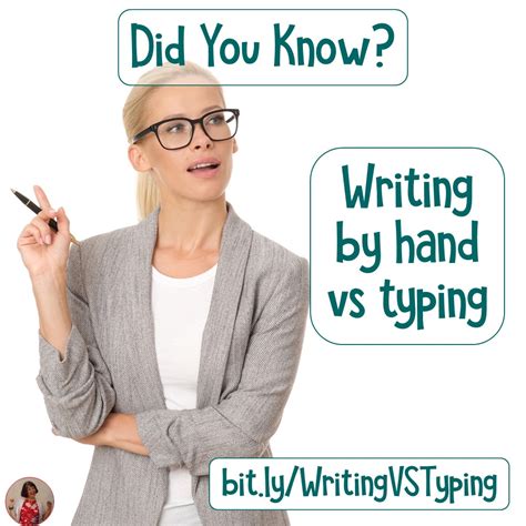 Did You Know Writing Vs Typing Elementary Matters