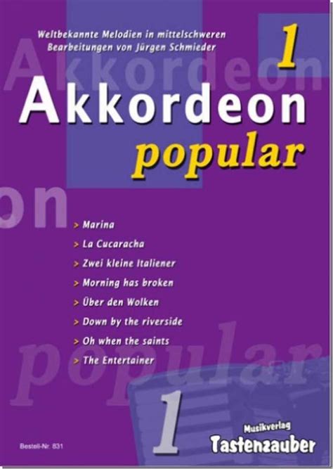 Akkordeon Popular 1 Im Alle Noten Shop Kaufen Kaufen