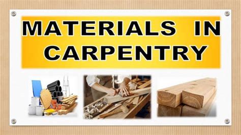 Carpentry Pptx