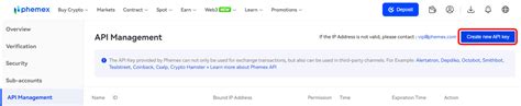 How To Get An API Key For Phemex Cryptact Help Center