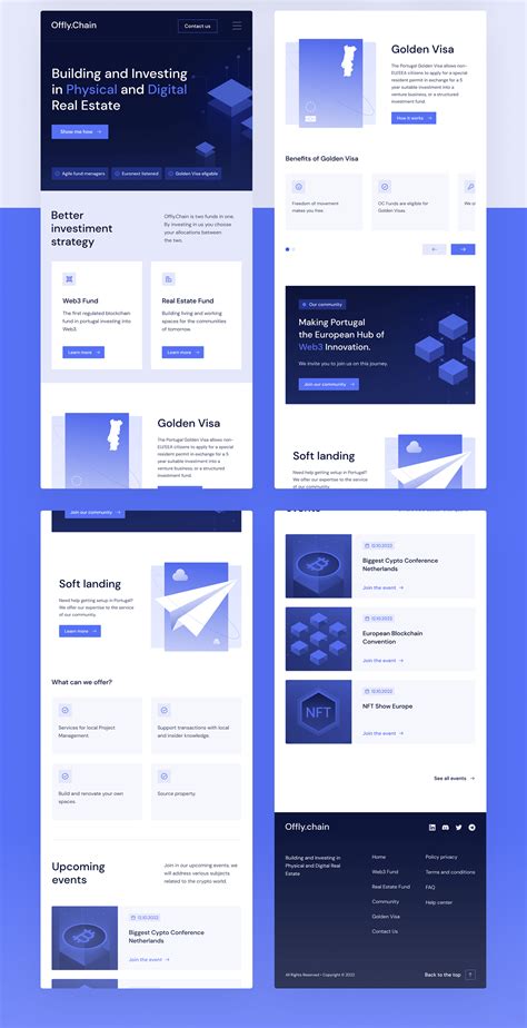 Offly Chain Ui Design Behance