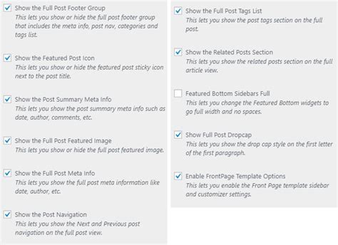 Show Or Hide Various Page Elements