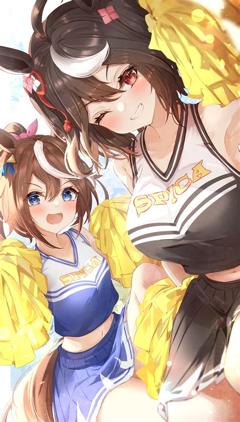 Tokai Teio And Kitasan Black Umamusume Drawn By Sky Cappuccino Danbooru