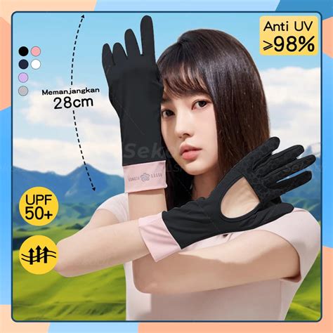 Jual Sekodi Sarung Tangan Anti Uv Motor Wanita Pelindung Sinar Matahari