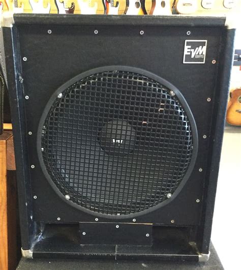 EVM Custom Made Single Bass Guitar Speaker Cabinet Reverb