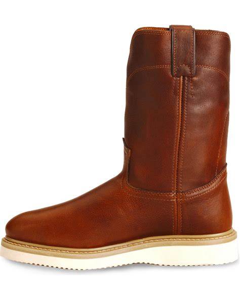 Justin Premium Wedge Work Boots Steel Toe Sheplers