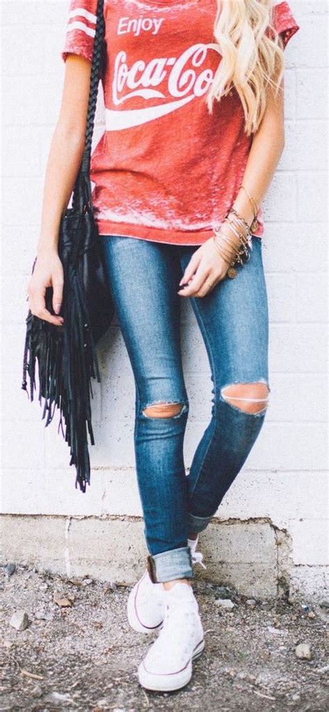 Chaser Enjoy Coca Cola Tee Fashion Clothes Women Fashion Ladies Tops Fashion