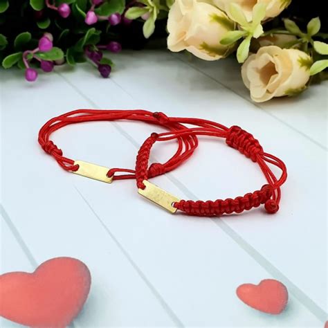 Bratara Cu Snur Si Inimioara Din Aur 14k Personalizata Cu Nume La Alegere