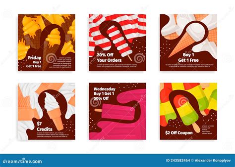 Venta De Helados Venta De Anuncios Colección De Afiches Colección De