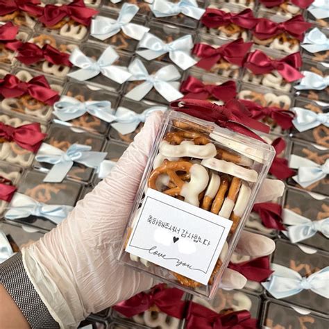 단짠🍫초코프레첼🥨 발렌타인데이 결혼답례품 아이디어스