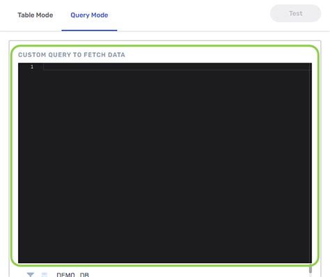 Database Sources Table Mode And Query Mode Nexla Docs
