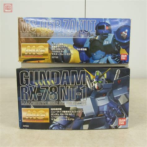 未組立 バンダイ Mg 1100 ザクi ランバ ラル専用機ガンダム Rx 78 Nt 1 計2点セット Bandai Gundam