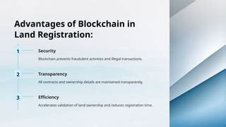 Land Registration By Blockchain System Pptx