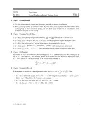 Homework 1 Solutions CS 170 Fall 2015 1 10 Pts Algorithms Prasad Raghavendra And Sanjam Garg
