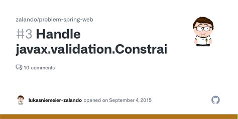 Handle Javax Validation ConstraintViolationException Issue Zalando Problem Spring Web